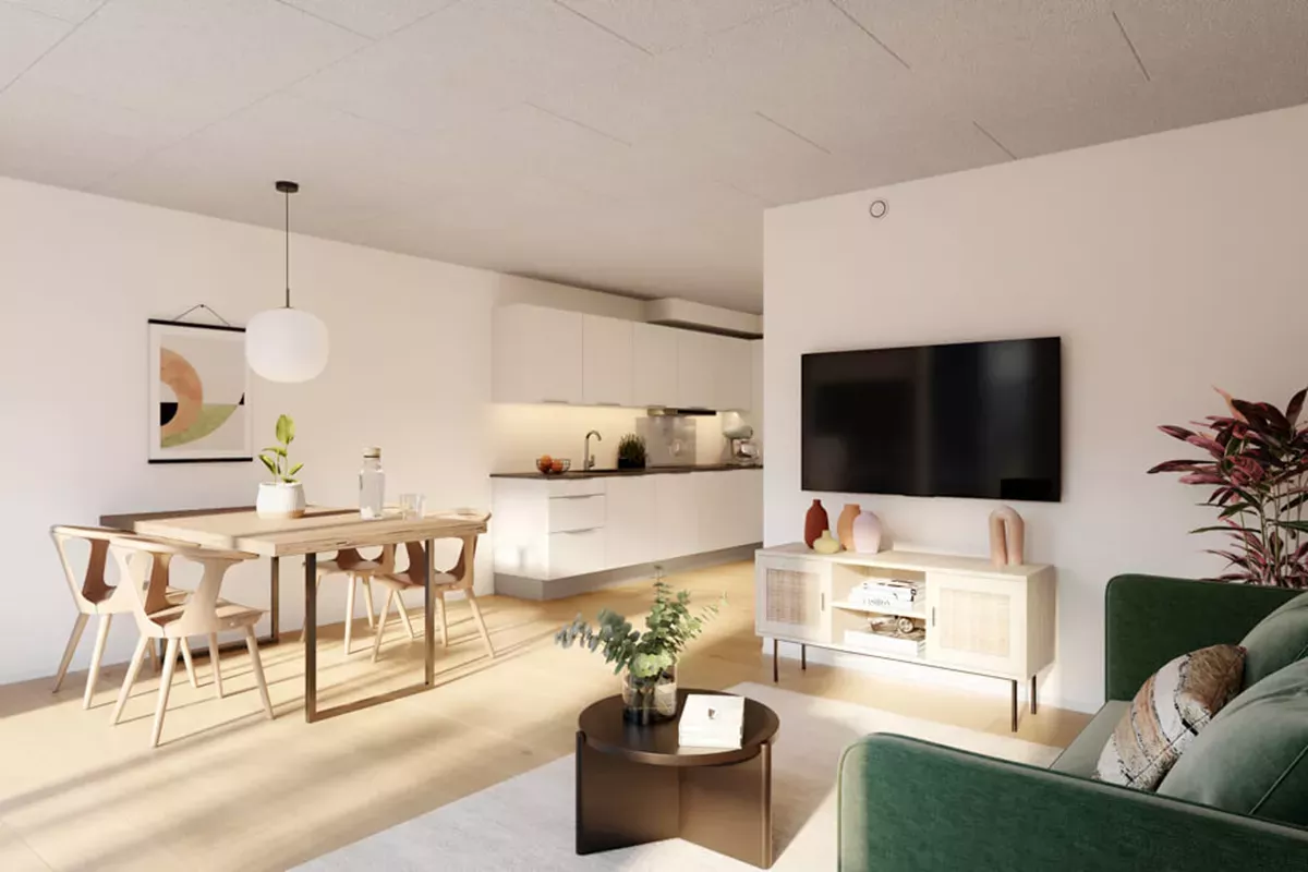 Rummeligt et plans hus - 67 m² - 8.350 kr