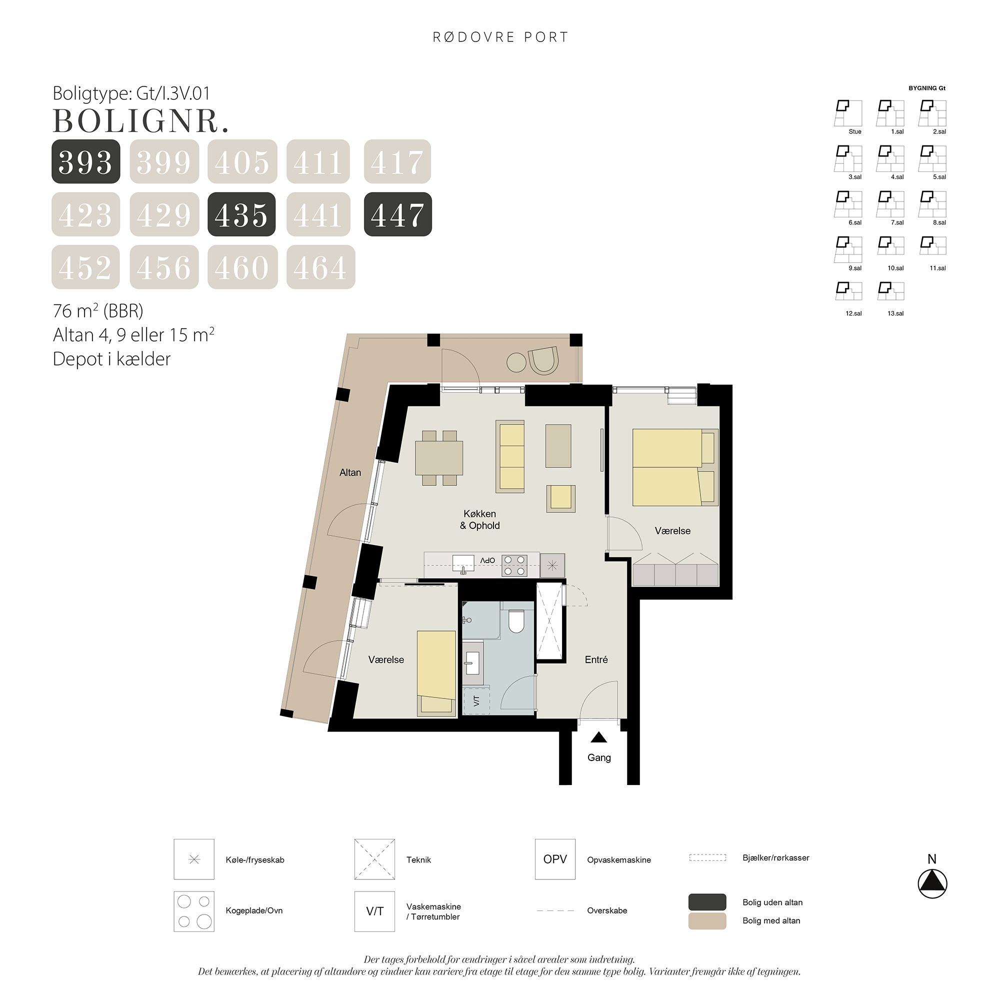 Velkommen til Rødovre Port – nybyggeri med moderne - 76 m² - 13.800 kr